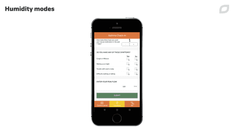 Asthma monitoring software